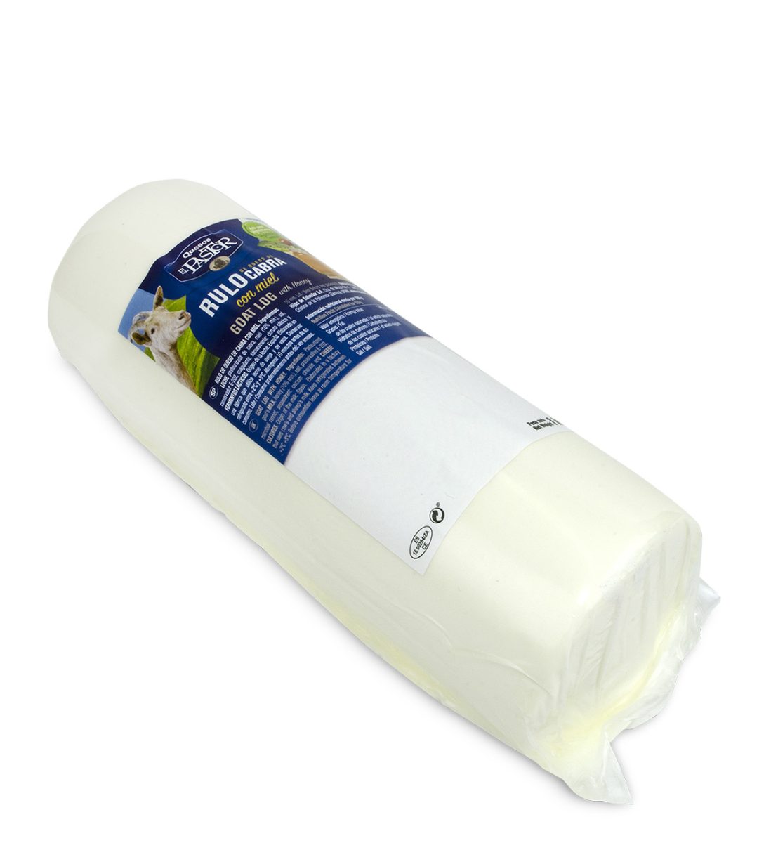 GOAT CHEESE 1 KG NATURAL VACUUM EL PASTOR log 1KG - Quesos El Pastor
